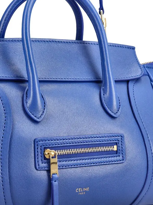Celine Luggage Small Leather Tote Bag