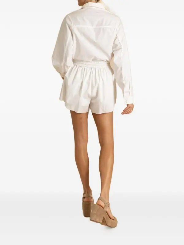 Zimmermann Daylight Embroidered Cotton Shorts