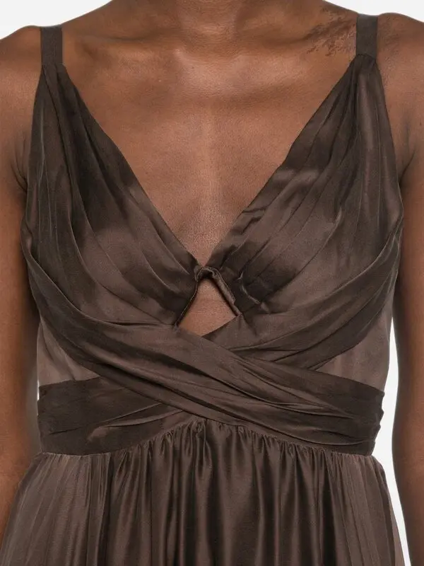 Zimmermann Silk Draped Dress