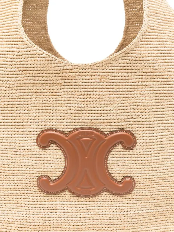 Celine Panier Rafia Cabas Bag