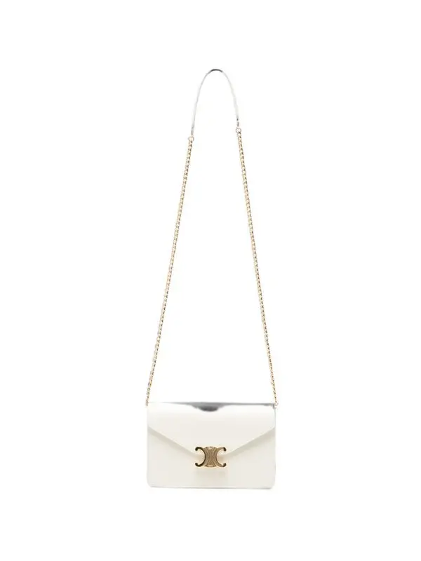 Celine Margo Leather Wallet On Chain