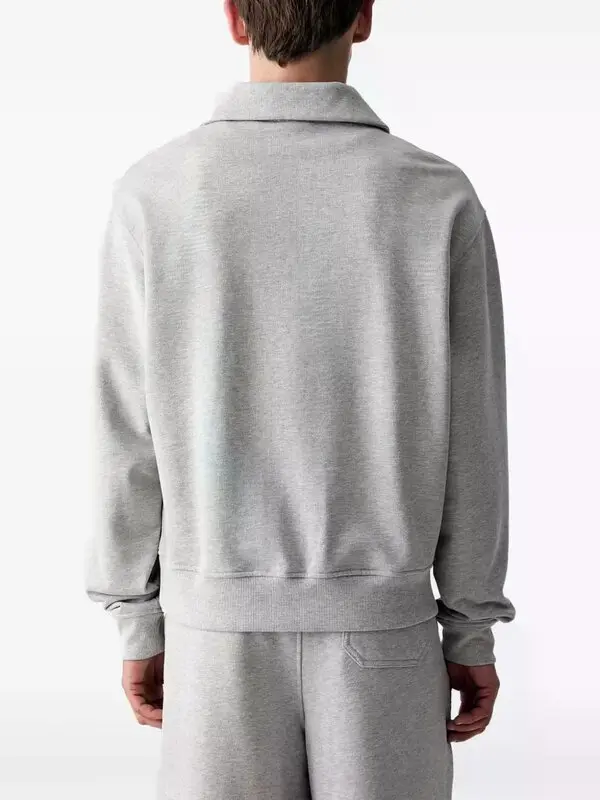 DAILY PAPER Shirt-collar Chest-artwork Oversized Sweater