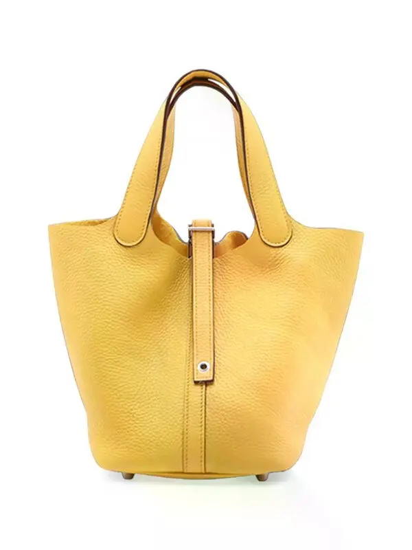 Hermès 2024 Clemence Picotin Lock 18 Handbag - Yellow