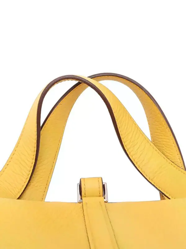 Hermès 2024 Clemence Picotin Lock 18 Handbag - Yellow