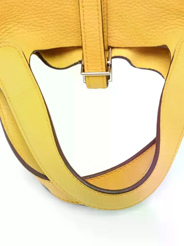Hermès 2024 Clemence Picotin Lock 18 Handbag - Yellow