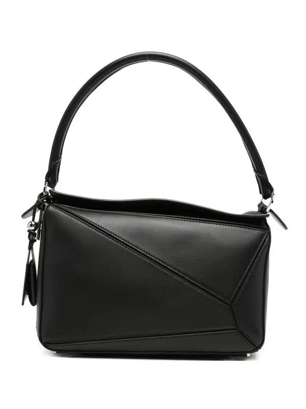 Loewe Puzzle Featherlight Medium Leather Handbag - Multicolor