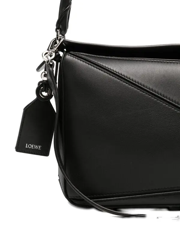 Loewe Puzzle Featherlight Medium Leather Handbag - Multicolor