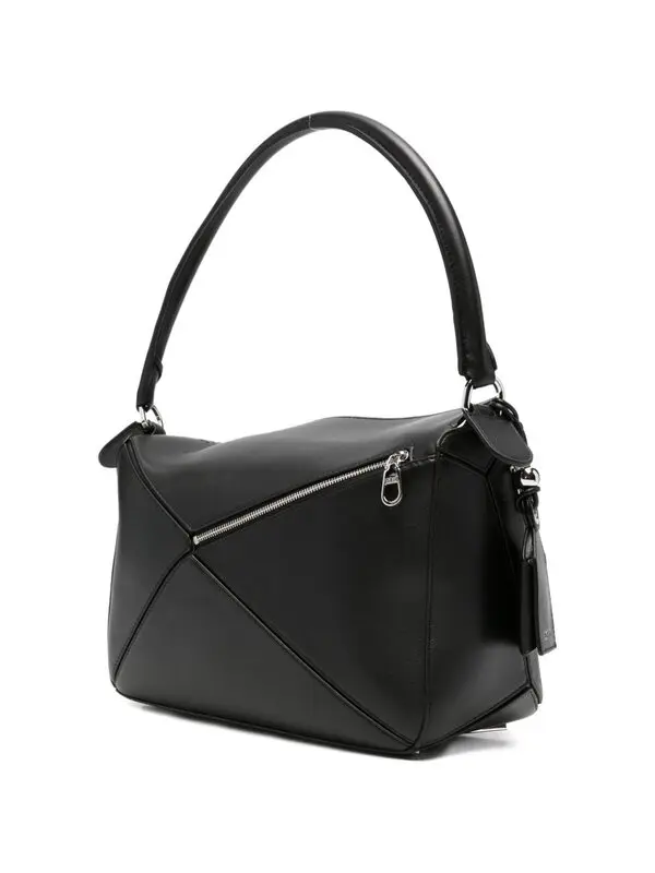 Loewe Puzzle Featherlight Medium Leather Handbag - Multicolor