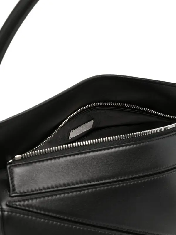 Loewe Puzzle Featherlight Medium Leather Handbag - Multicolor
