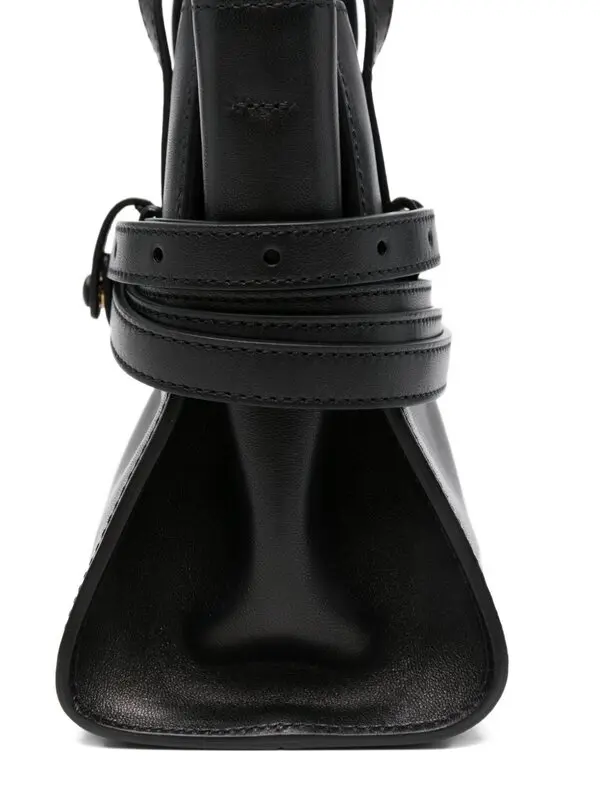 Moschino Tie Me Small Leather Handbag - Multicolor