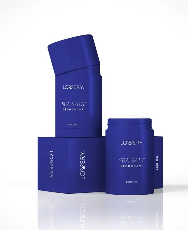 LOVERY Sea Salt Aluminum Free Deodorant Stick