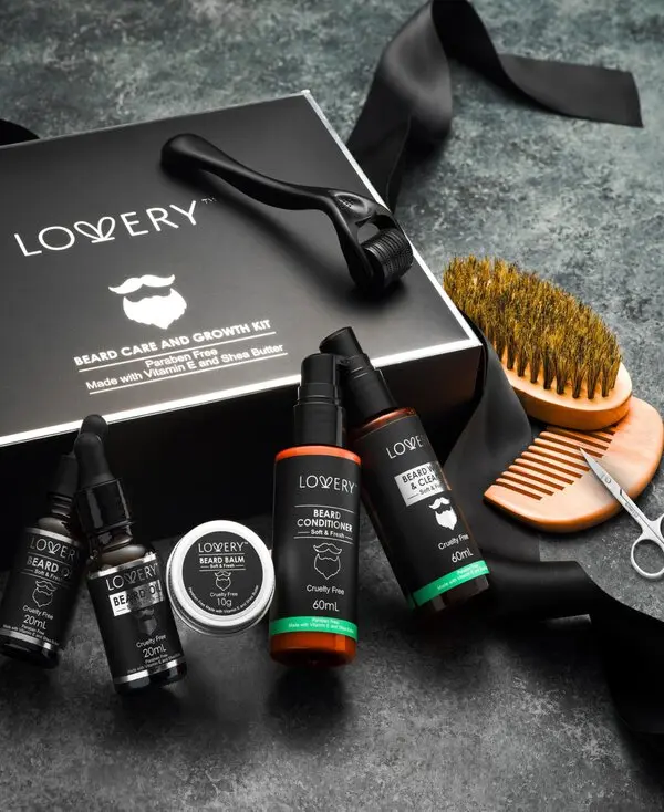 LOVERY Beard Grooming And Growth Kit