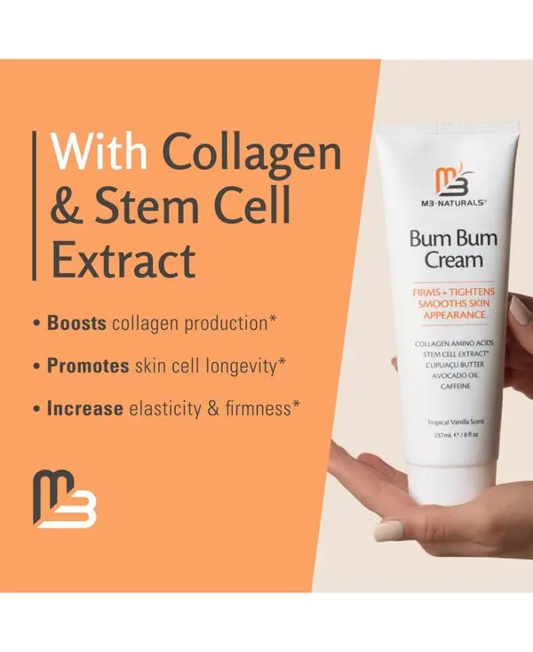 M3 Naturals Bum Bum Cream Massaging Lotion