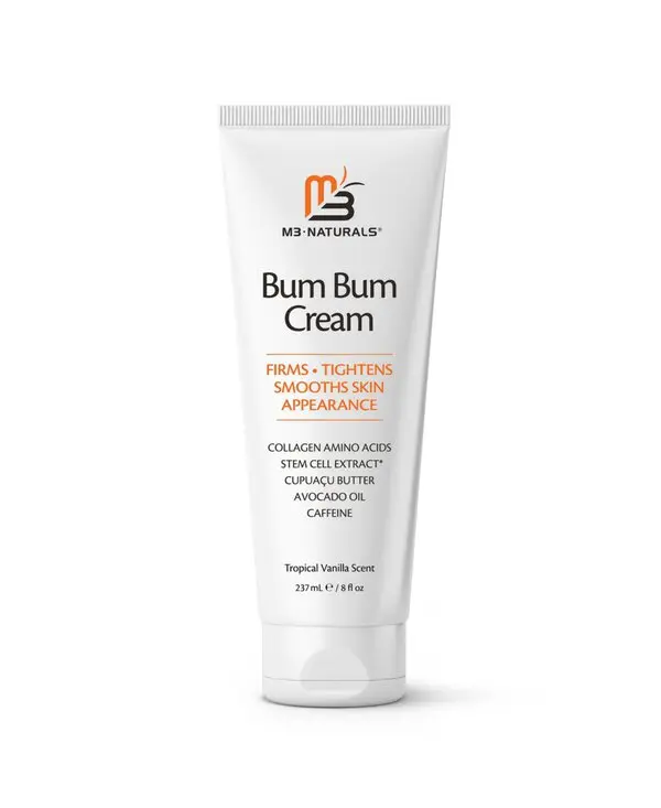 M3 Naturals Bum Bum Cream Massaging Lotion - White