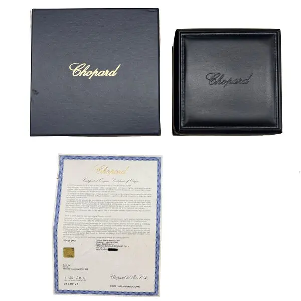 Chopard 3-tone Gold Diamond Happy Spirit Pendant Necklace