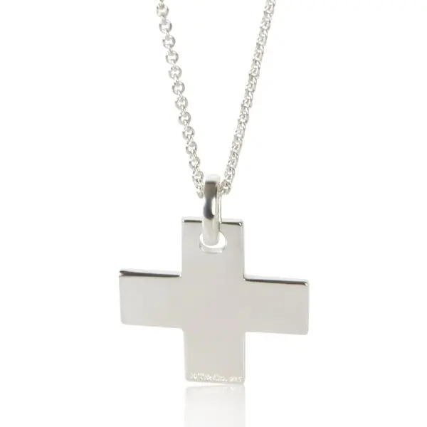Tiffany & Co. Sterling Silver 1837 Cross Pendant - Sterling_silver