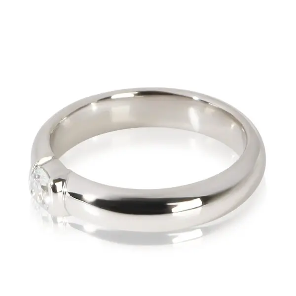 Tiffany & Co. 0.21 Ct Round Brilliant Diamond Solitaire Engagement Ring