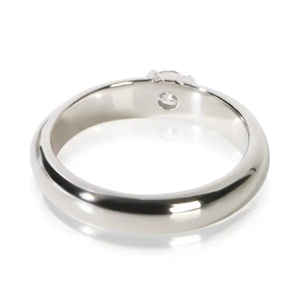 Tiffany & Co. 0.21 Ct Round Brilliant Diamond Solitaire Engagement Ring
