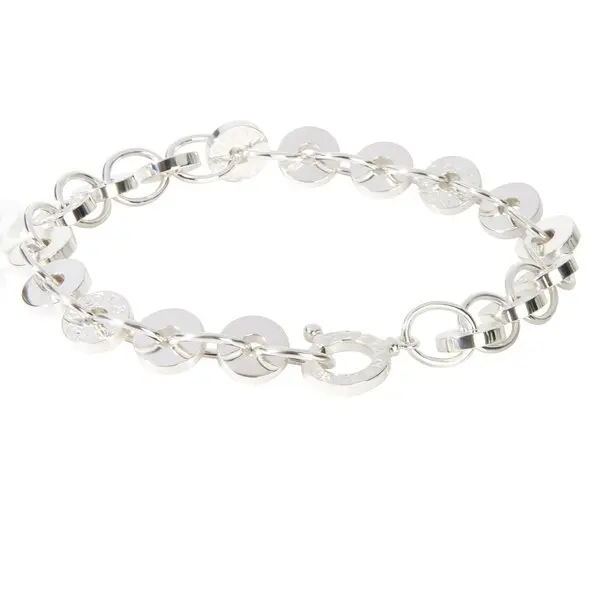 Tiffany & Co. Sterling Silver 1837 Circle Link Bracelet