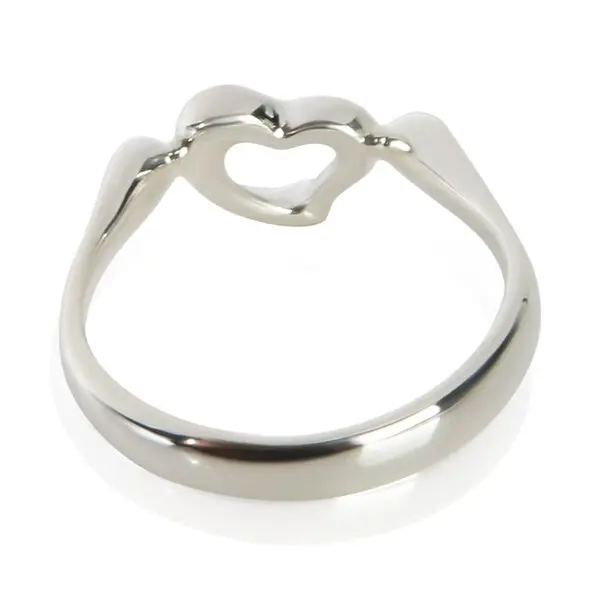 Tiffany & Co. Sterling Silver Elsa Peretti Open Heart Ring