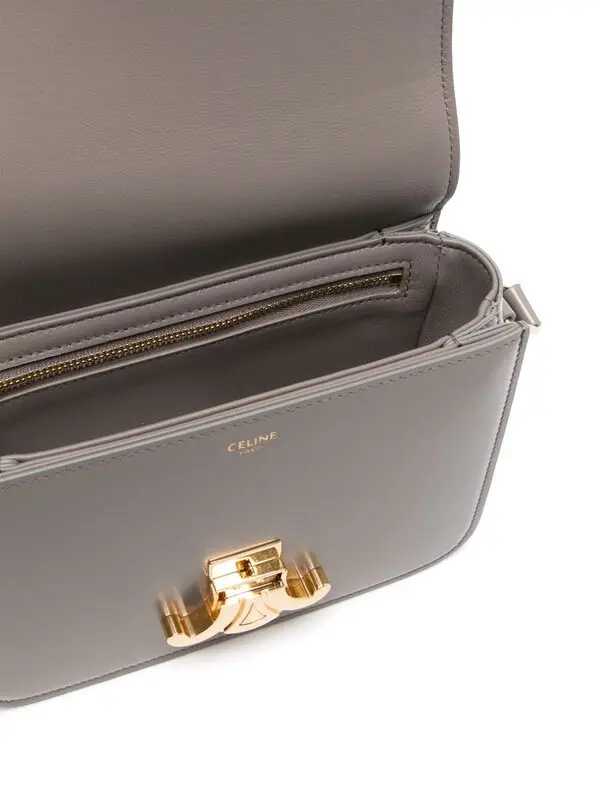 Celine Triomphe Leather Shoulder Bag - Multicolor
