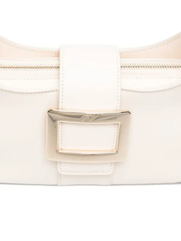 ROGER VIVIER Belle Vivier Mini Leather Hobo Bag