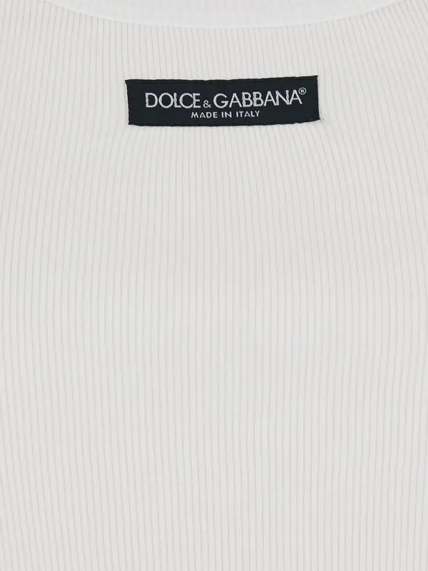 Dolce & Gabbana Logo Cotton Tank Top