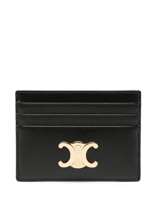 Celine Triomphe Leather Card Case