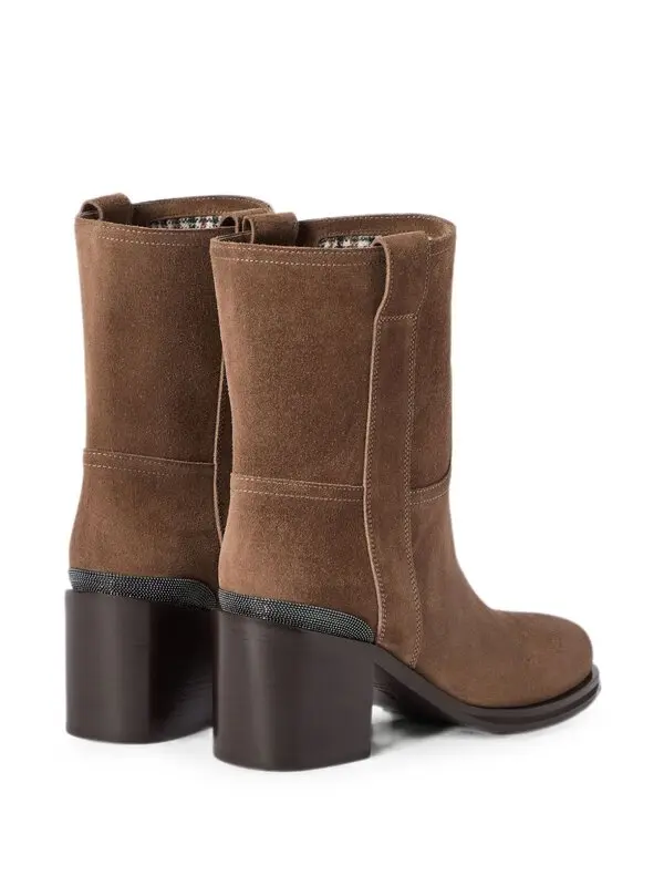 Brunello Cucinelli Leather Ankle Boots