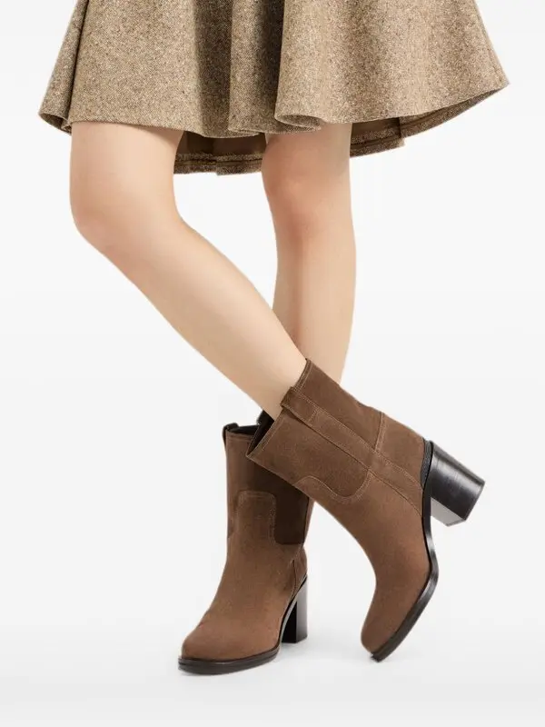 Brunello Cucinelli Leather Ankle Boots