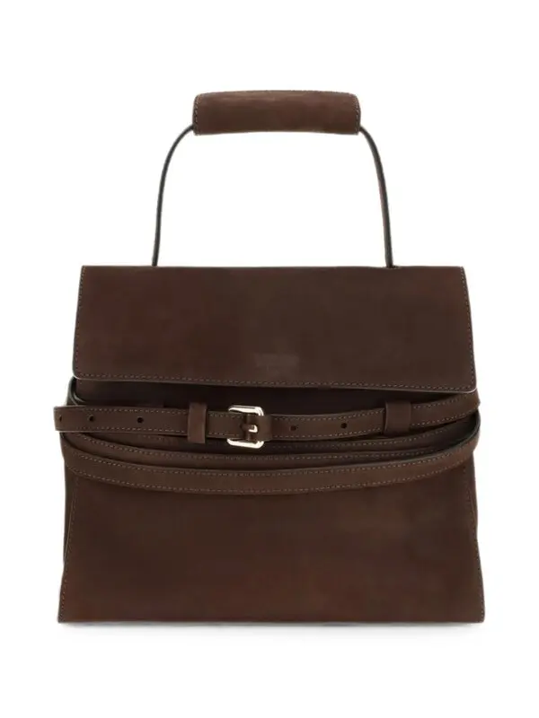 Moschino Tie Me Leather Handbag