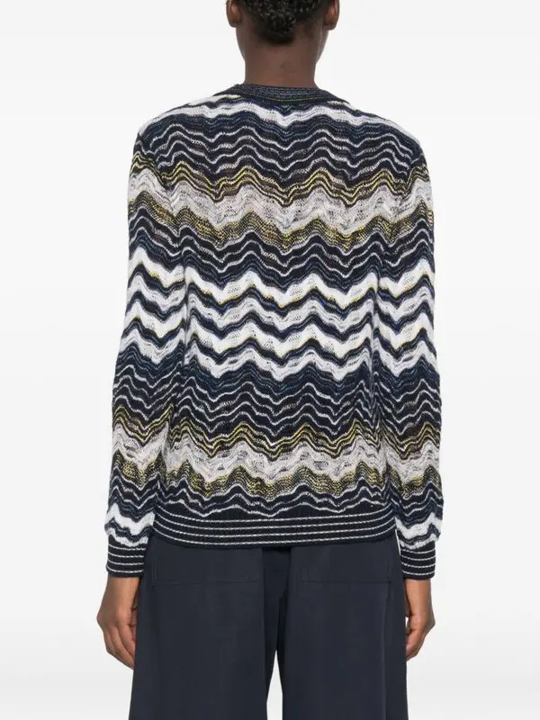 Missoni Zig Zag Motif Wool Sweater