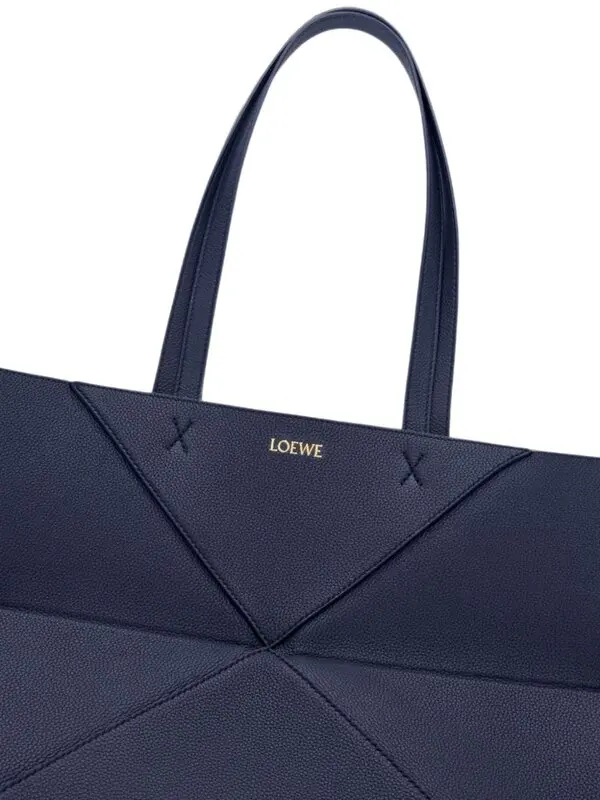 Loewe Puzzle Fold Medium Leather Tote - Multicolor