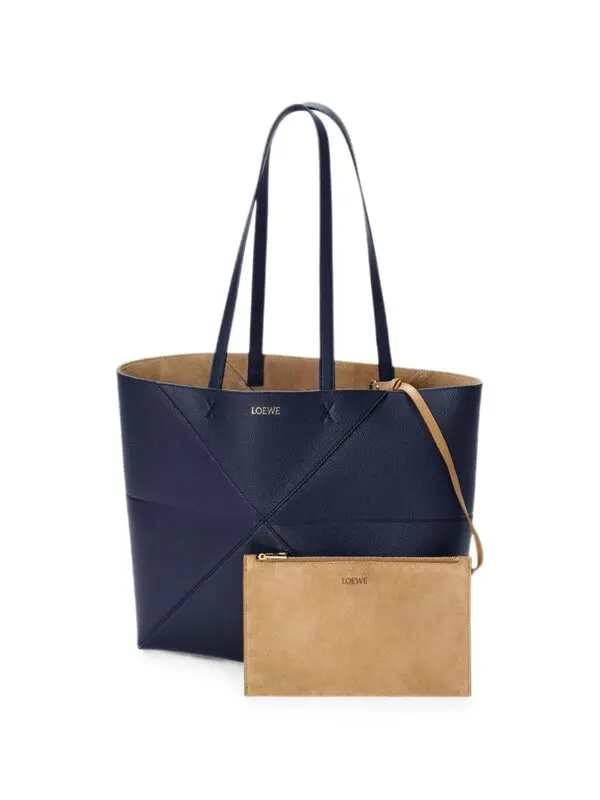 Loewe Puzzle Fold Medium Leather Tote - Multicolor