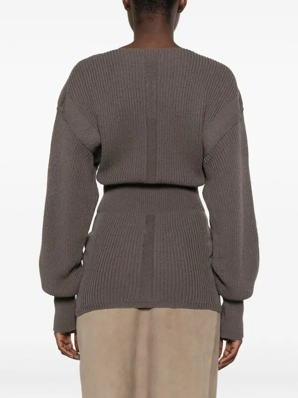 Rick Owens Wool V-necked Sweater
