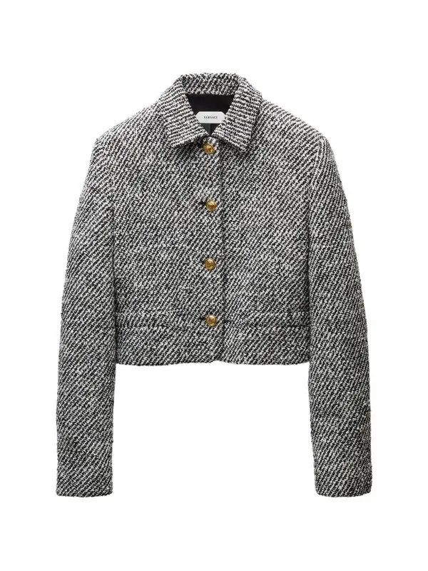 Versace Bouclé Wool Jacket