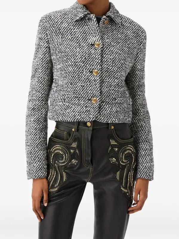 Versace Bouclé Wool Jacket
