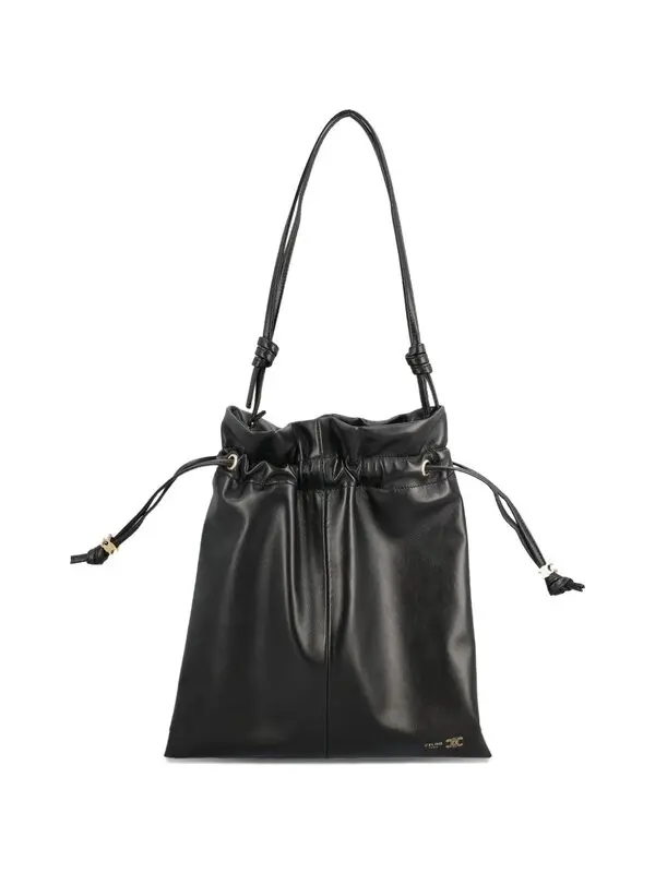Celine Small Leather Bucket Bag