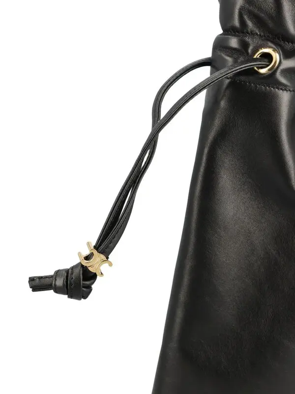 Celine Small Leather Bucket Bag