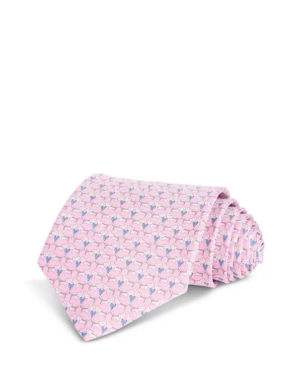 FERRAGAMO Silk Neck Tie - F. Rosa