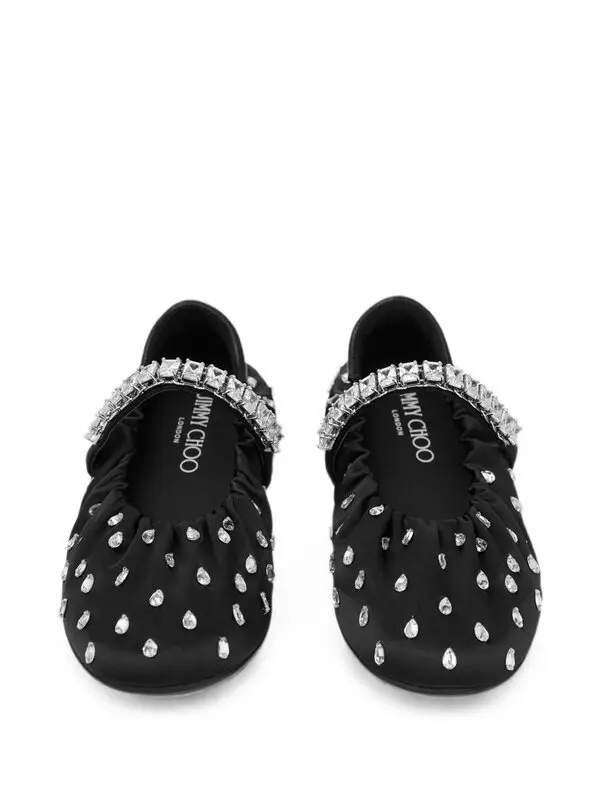 JIMMY CHOO Jade Leather Ballets