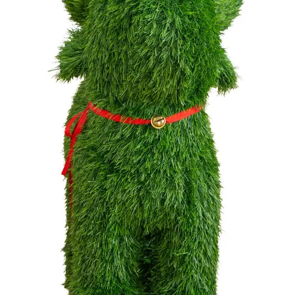 NEARLY NATURAL 2' Uv Resistant Artificial Christmas Grass Garden Topiary Reindeer