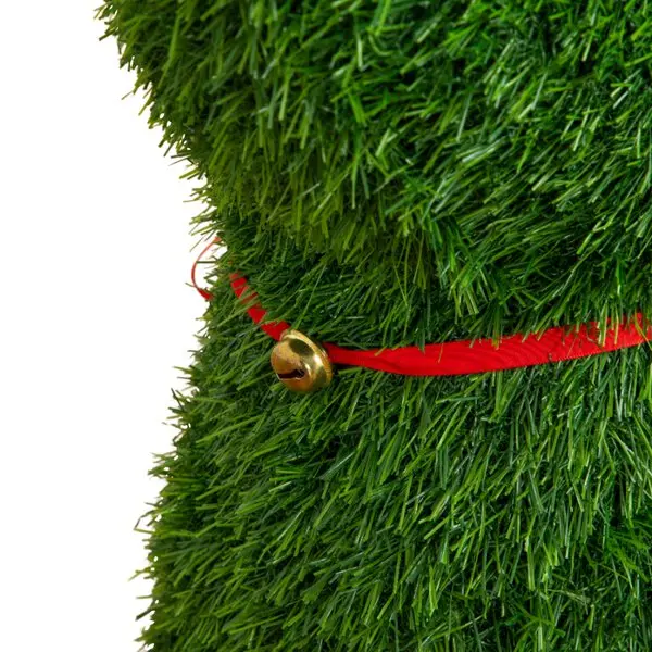NEARLY NATURAL 2' Uv Resistant Artificial Christmas Grass Garden Topiary Reindeer