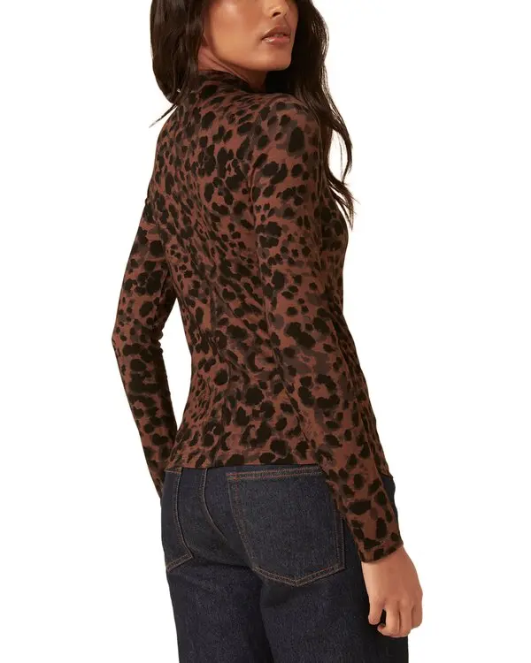 NOBODY'S CHILD Exposed Seam High Neck Top