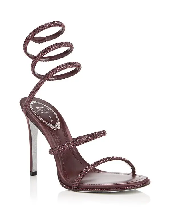 Rene Caovilla Embellished Stiletto Sandals
