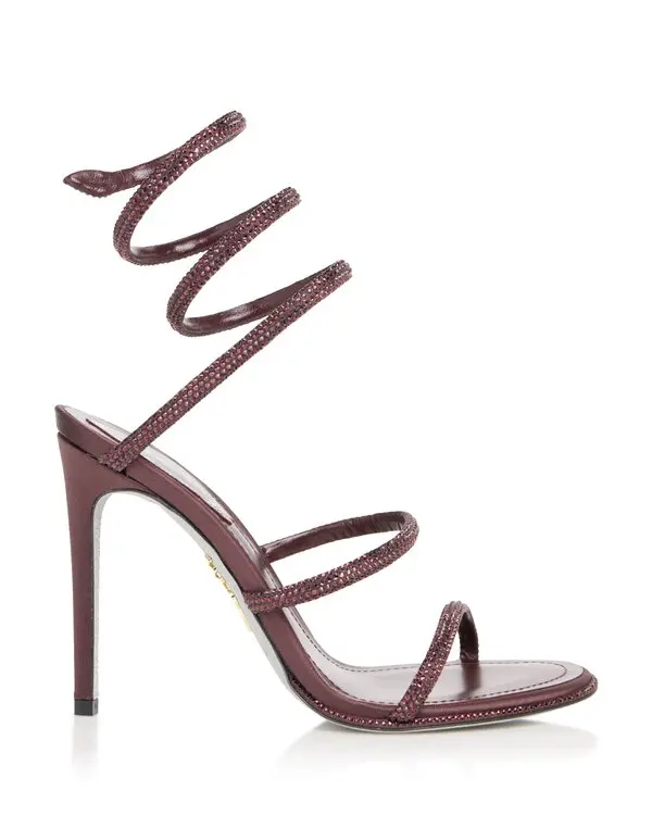Rene Caovilla Embellished Stiletto Sandals