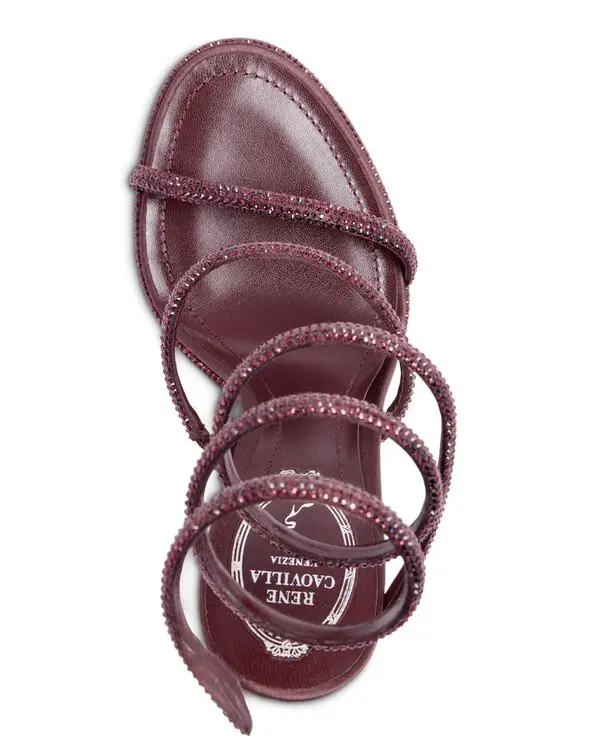 Rene Caovilla Embellished Stiletto Sandals