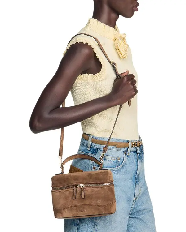 Sandro Tangolino Suede Bag
