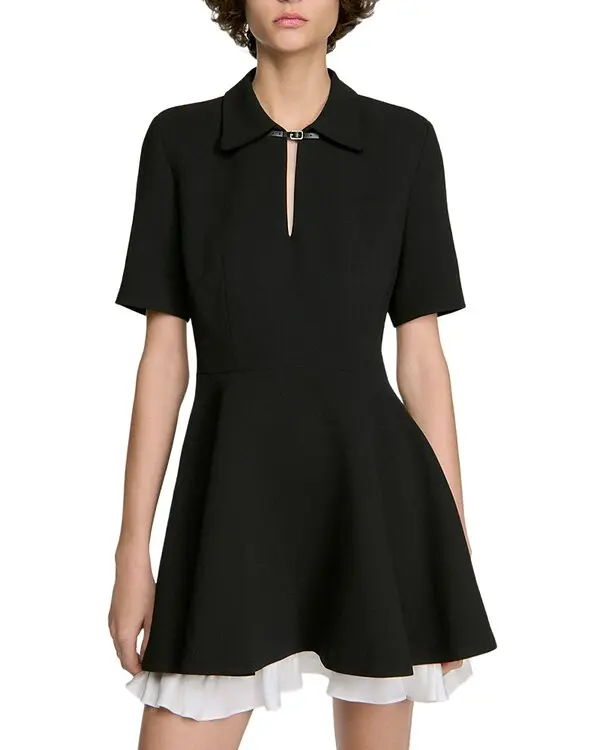 Sandro Joye Skater Mini Dress