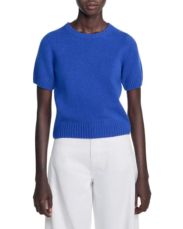 Sandro Emily Wool Crewneck Sweater